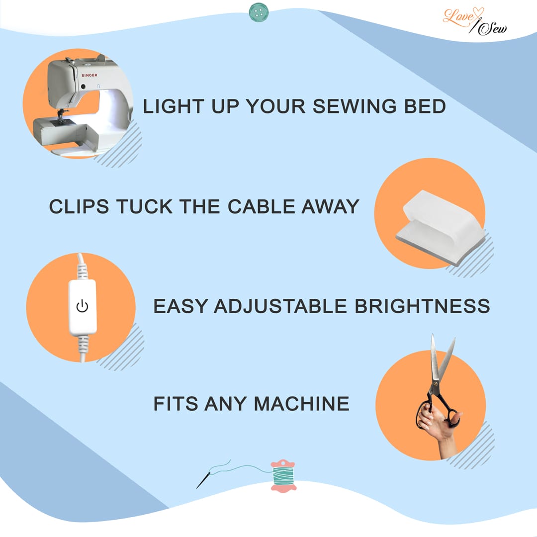 Sewing Machine LED Light – Love Sew® UK